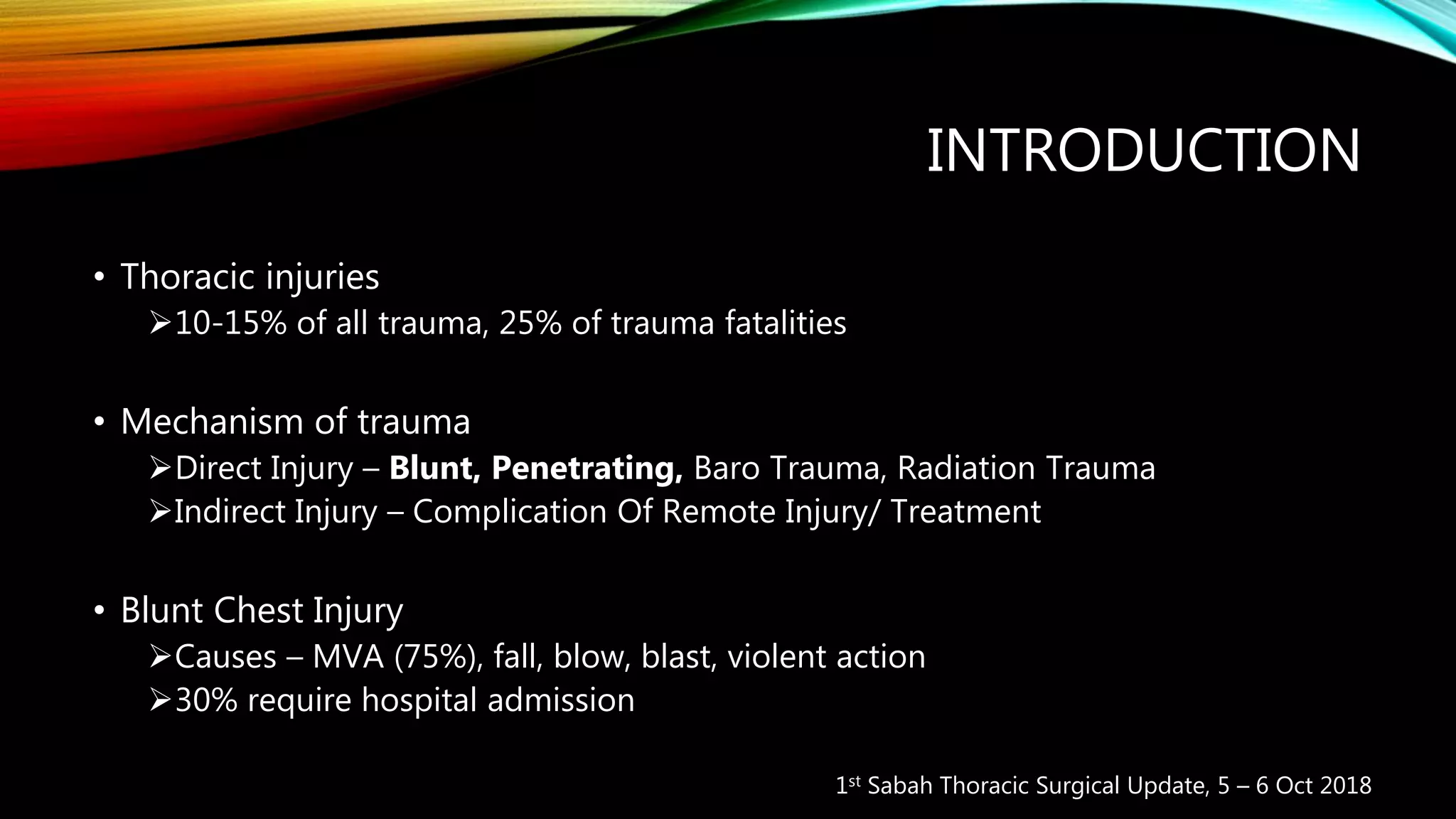 Imaging in Thoracic Trauma | PPTX
