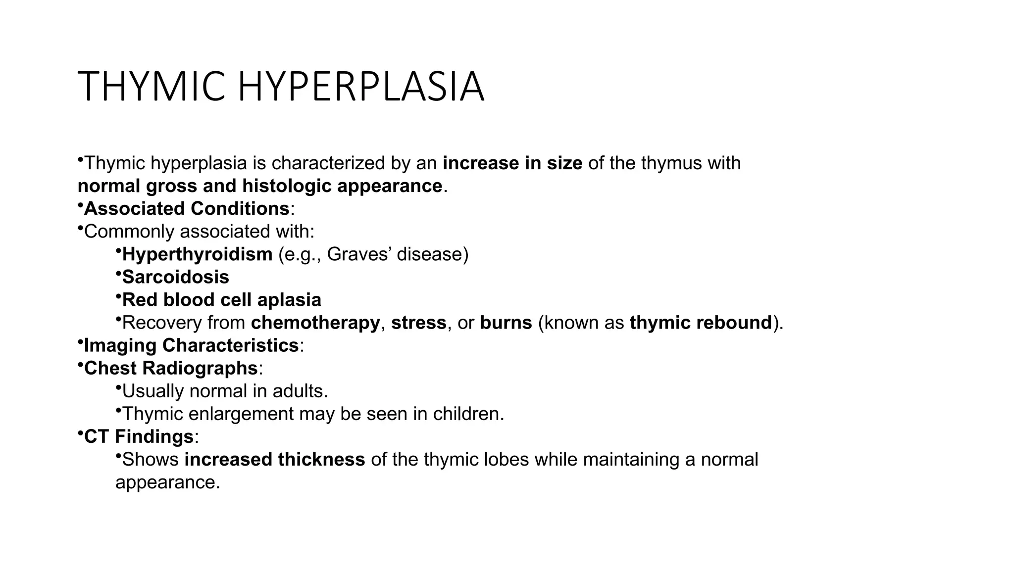 IMAGING IN THYMIC LESIONS radiology presentation | PPTX