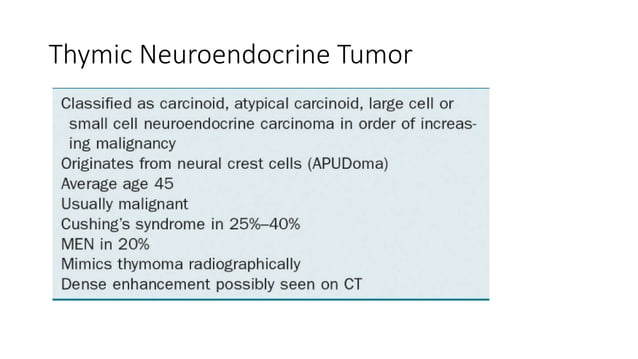 IMAGING IN THYMIC LESIONS radiology presentation | PPTX