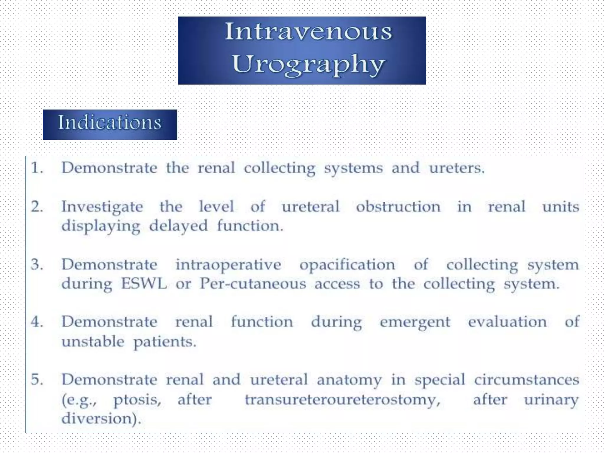 Imaging in urology | PPTX