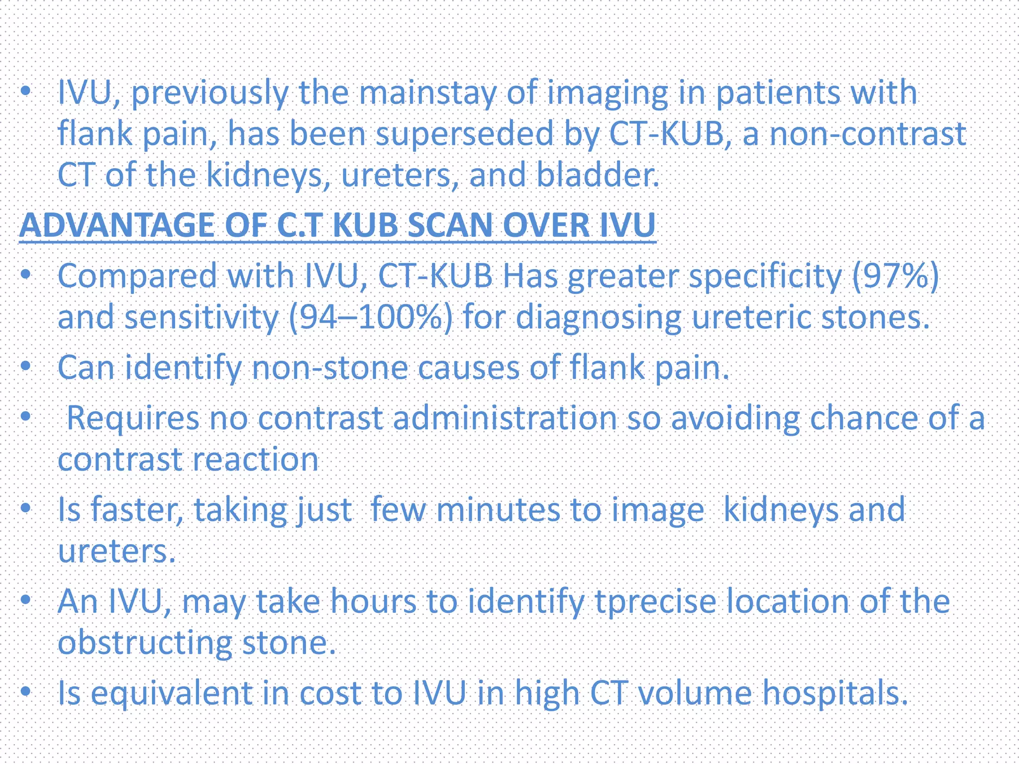 Imaging in urology | PPTX