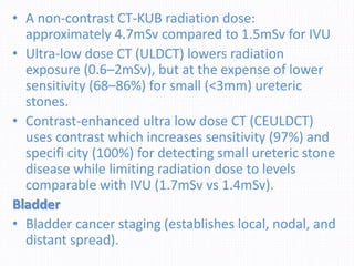 Imaging in urology | PPTX