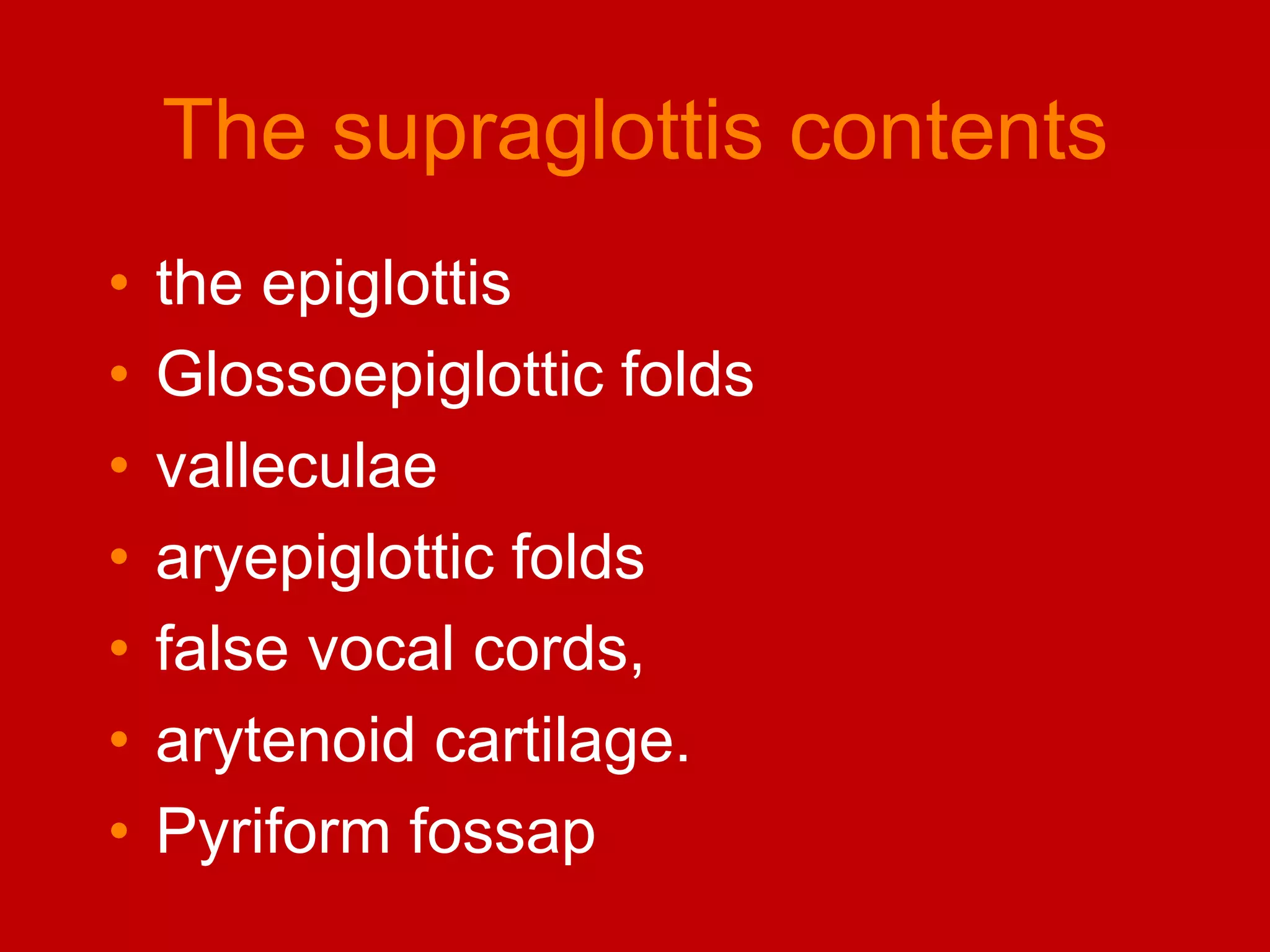 larynx Imaging 1st part laryngeal anatomy CT MRI Dr Ahmed Esawy | PDF