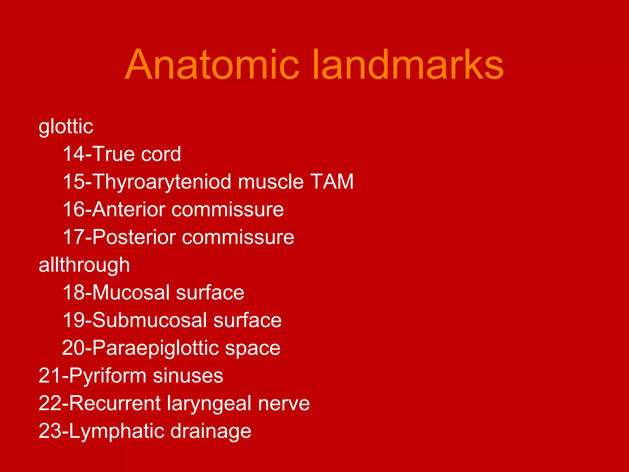 larynx Imaging 1st part laryngeal anatomy CT MRI Dr Ahmed Esawy | PDF