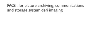 Types of Imaging Modalities in Radiology | PPTX