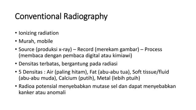 Types of Imaging Modalities in Radiology | PPT