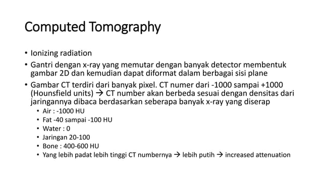 Types of Imaging Modalities in Radiology | PPTX
