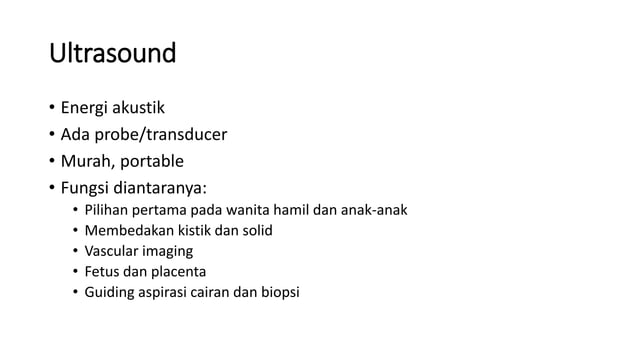 Types of Imaging Modalities in Radiology | PPTX