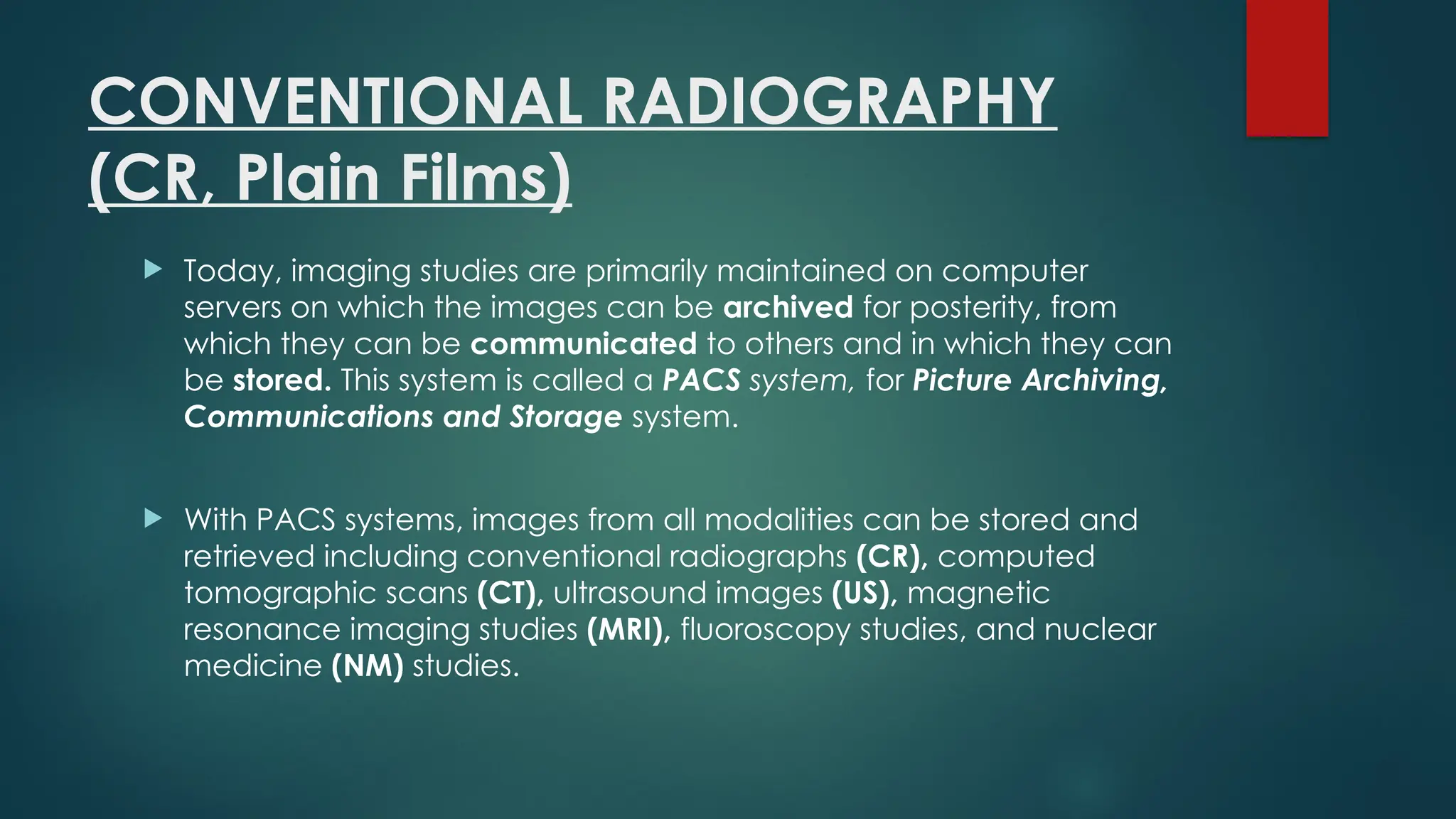 IMAGING MODALITIES IN RADIOLOGY PRESENTATION | PPTX