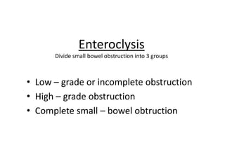 Imaging modalities of intestinal obstruction Mithilesh Kumar Medical ...