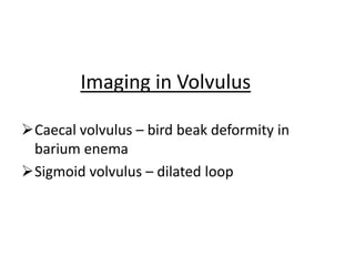 Imaging modalities of intestinal obstruction Mithilesh Kumar Medical ...