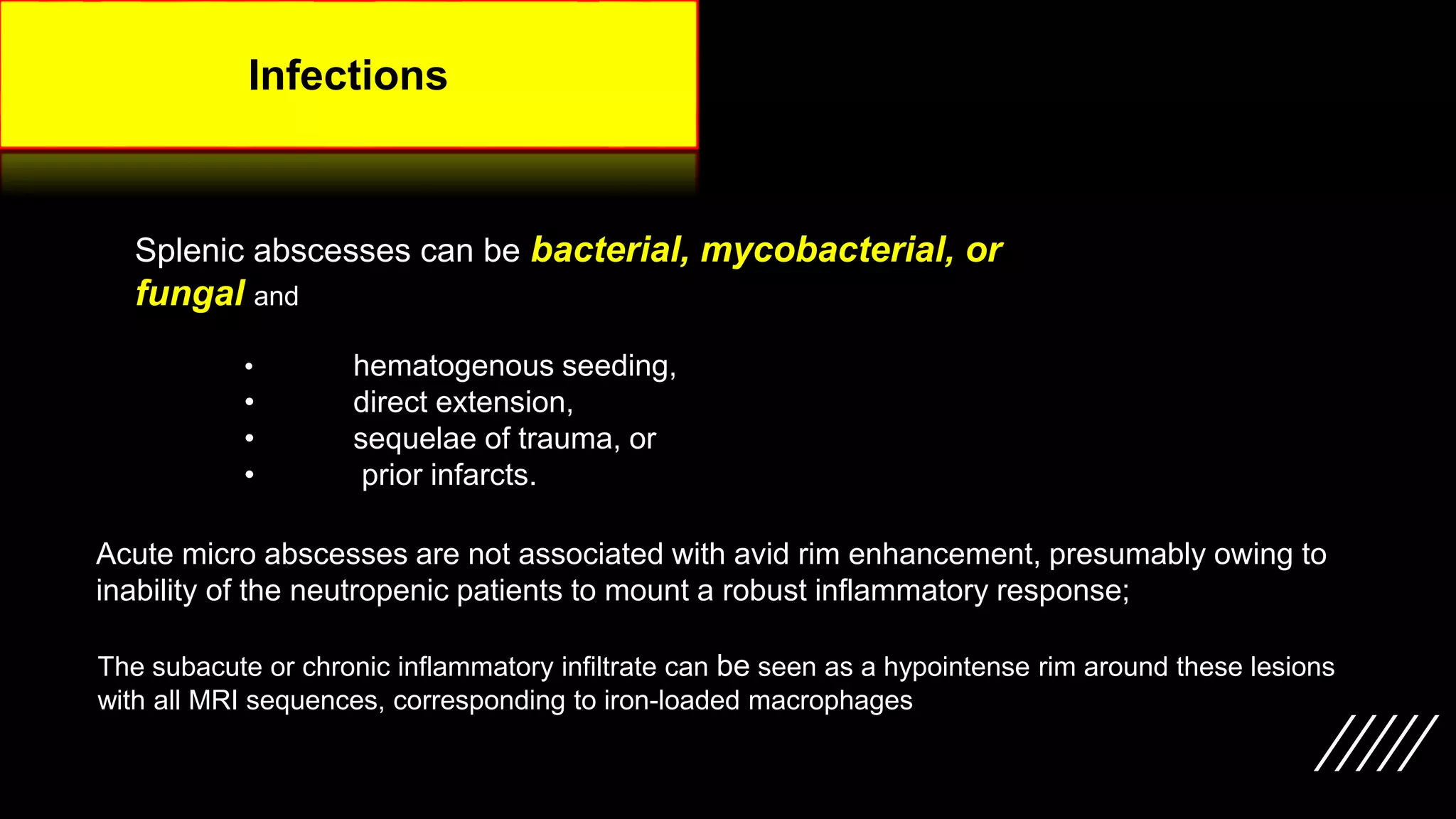 Imaging ofsplenic diseases [Autosaved].pptx