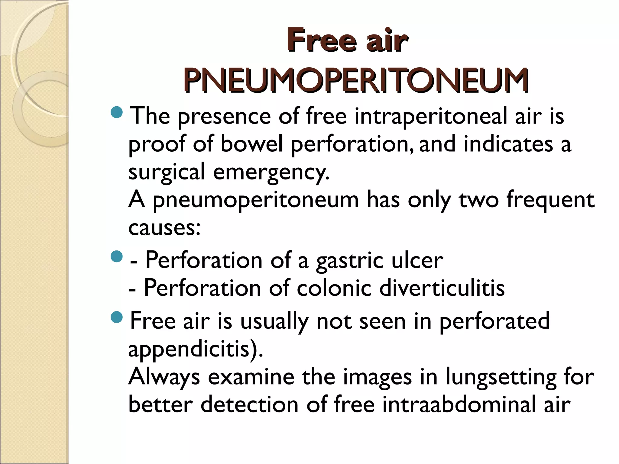 Imaging of acute abdomen | PPT