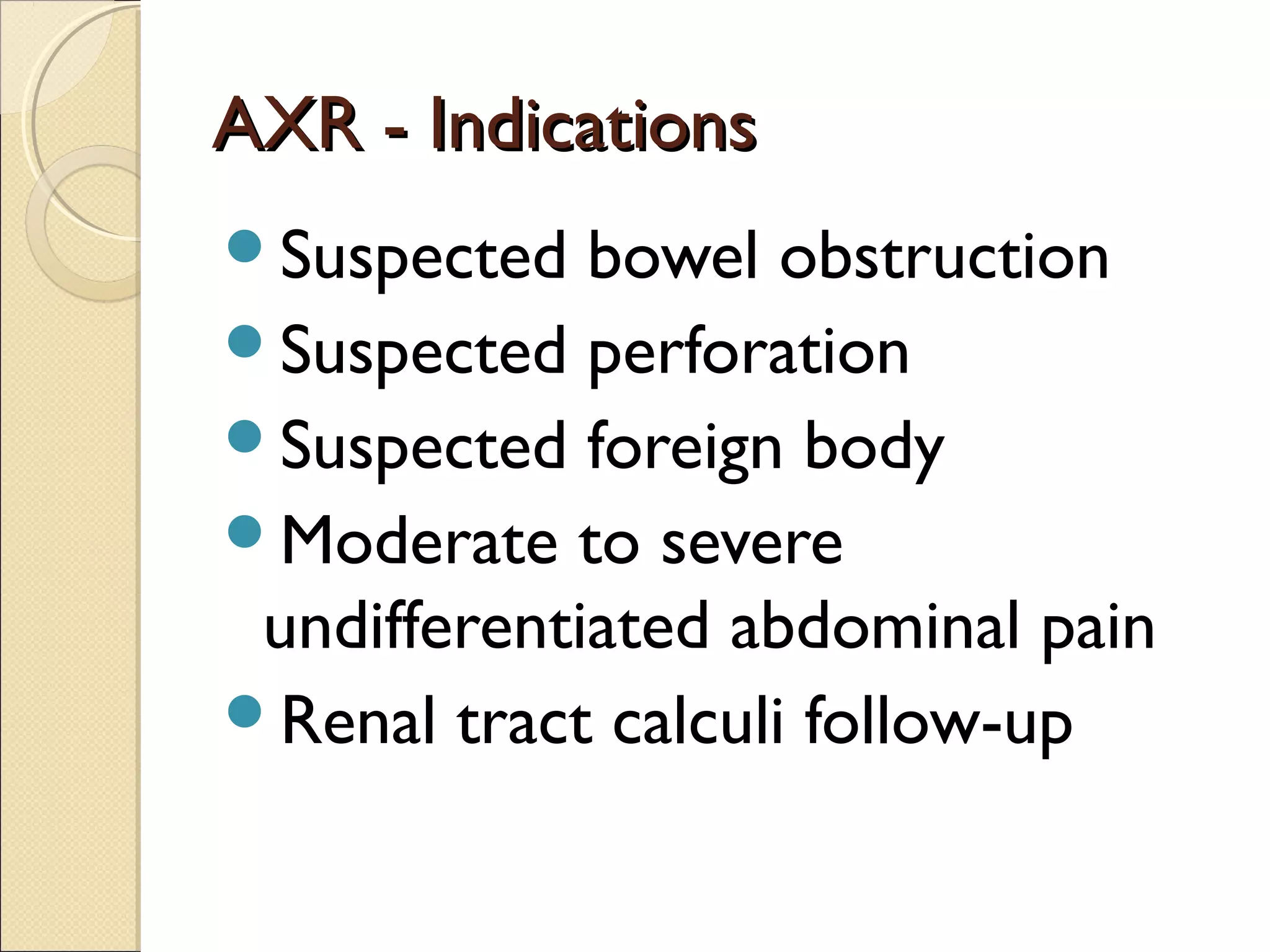 Imaging of acute abdomen | PPT