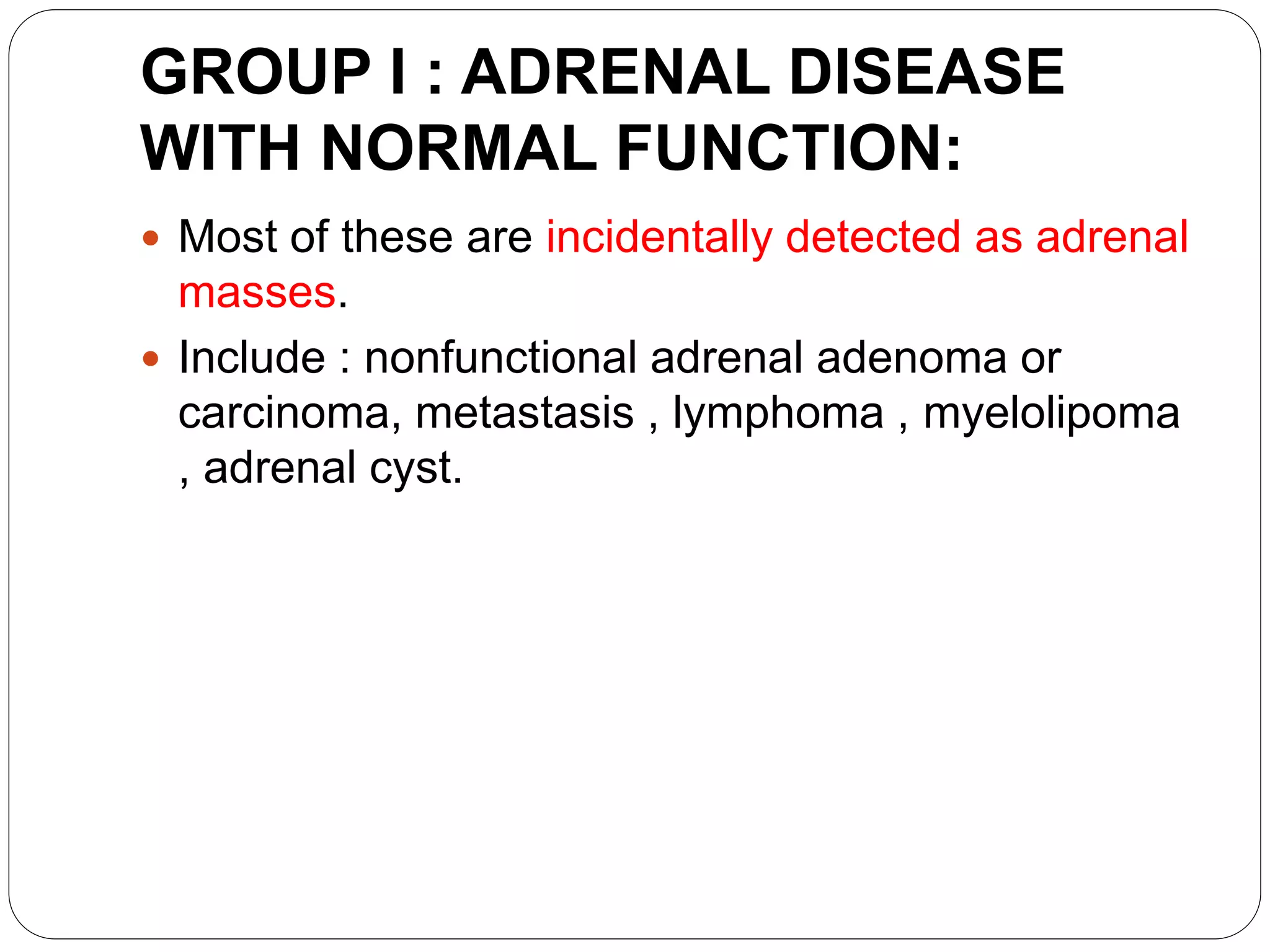 Imaging of adrenal masses | PPTX