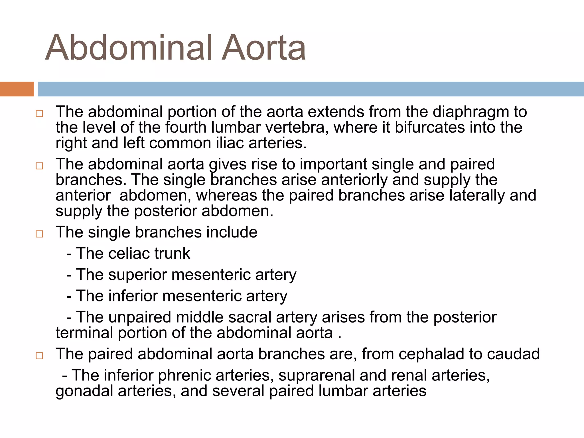 Imaging of aortic pathologies | PPTX
