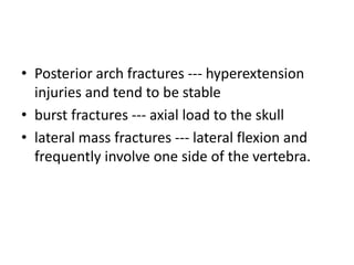 Imaging of atlanto occipital and atlantoaxial traumatic injuries | PPTX