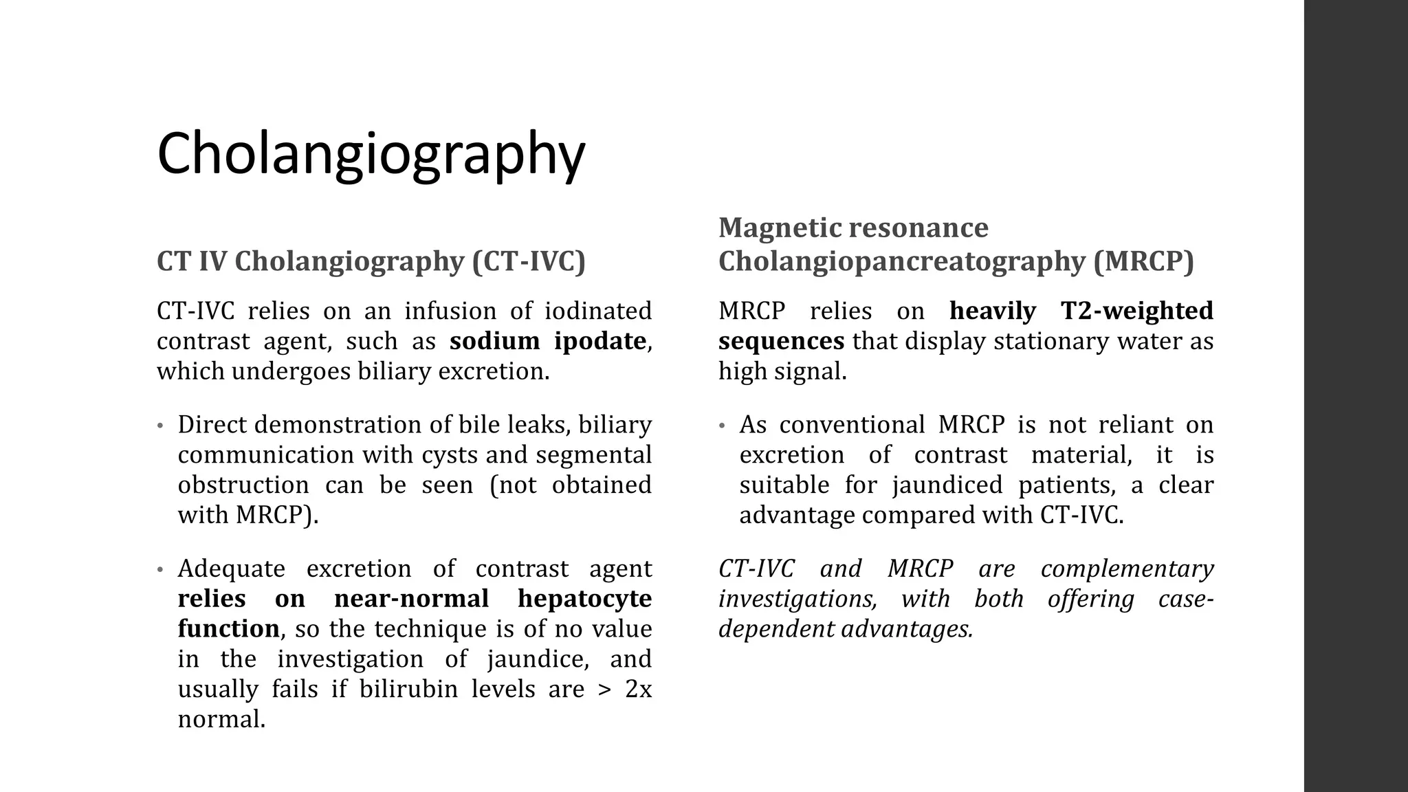 Imaging of the Biliary System and its Disorders | PPTX