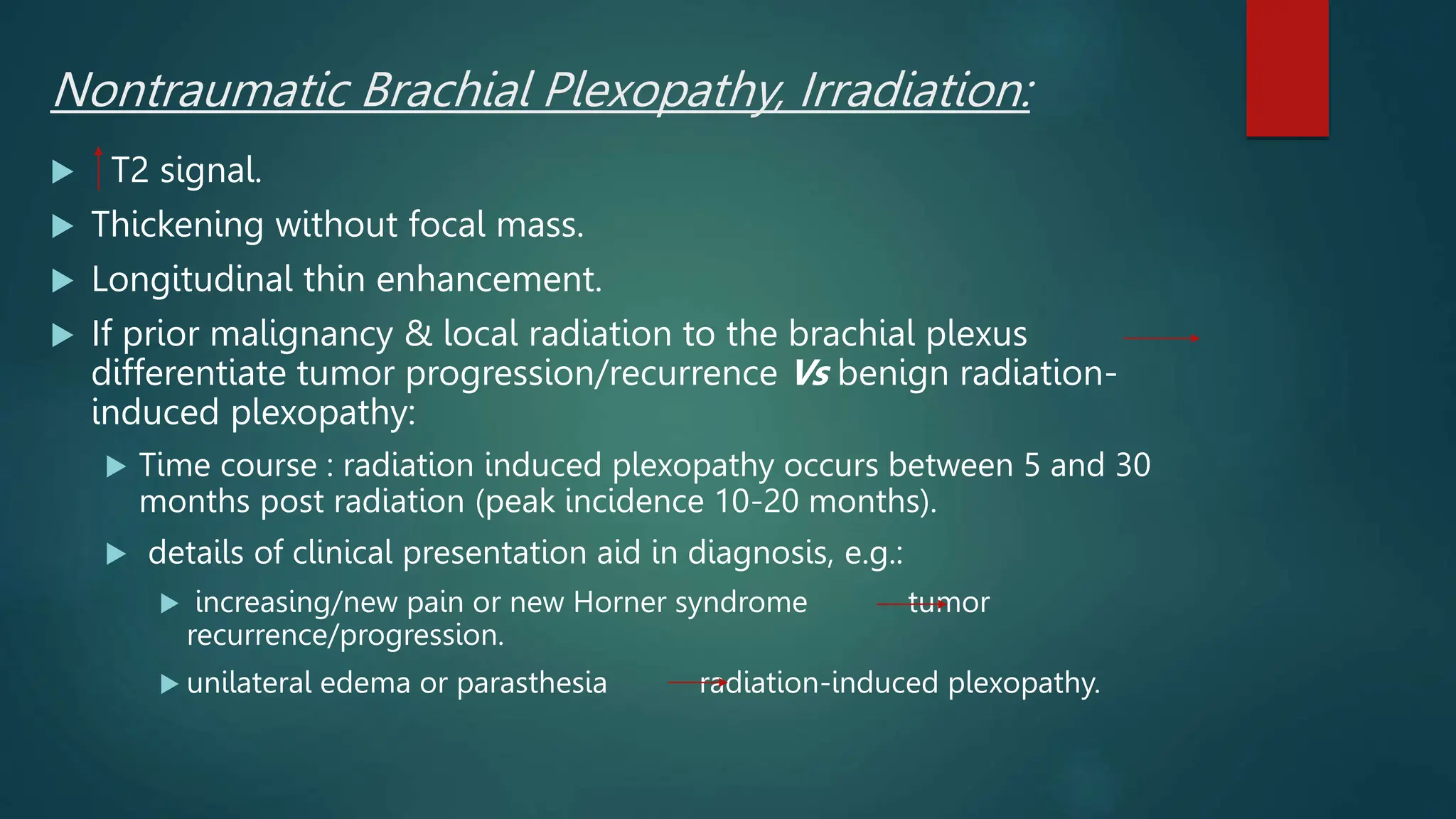 Imaging of brachial plexus.Radiology pptx | PPTX