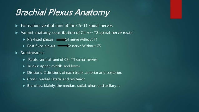 Imaging of brachial plexus.Radiology pptx | PPTX | Death, Injury, or Military Conflict ...