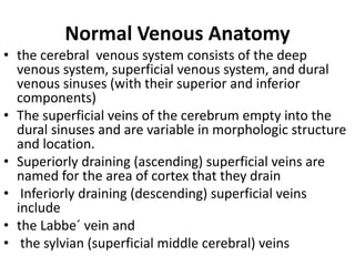 IMAGING OF CEREBRAL VENOUS THROMBOSIS.pptx
