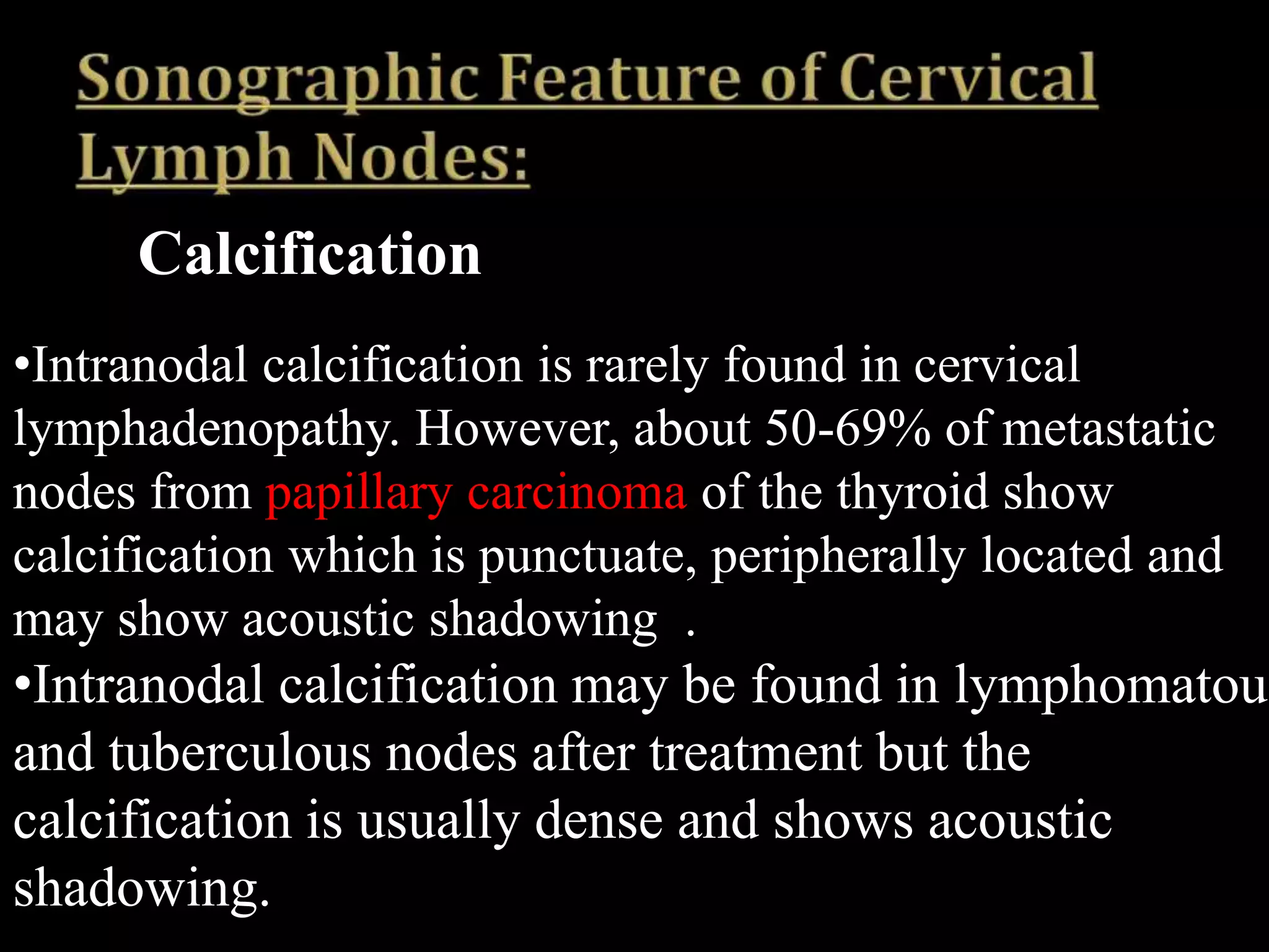 Imaging of cervical lymph nodes | PPTX