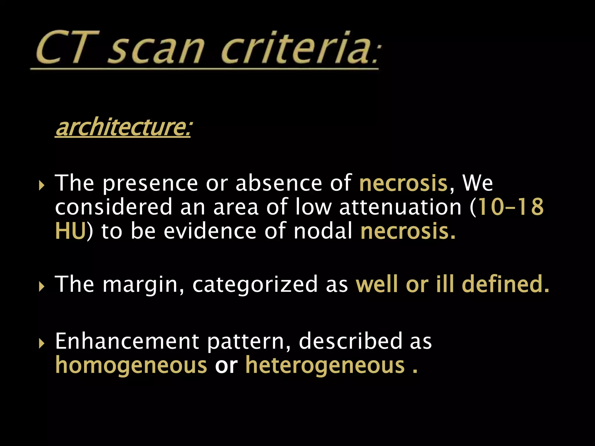 Imaging of cervical lymph nodes | PPTX
