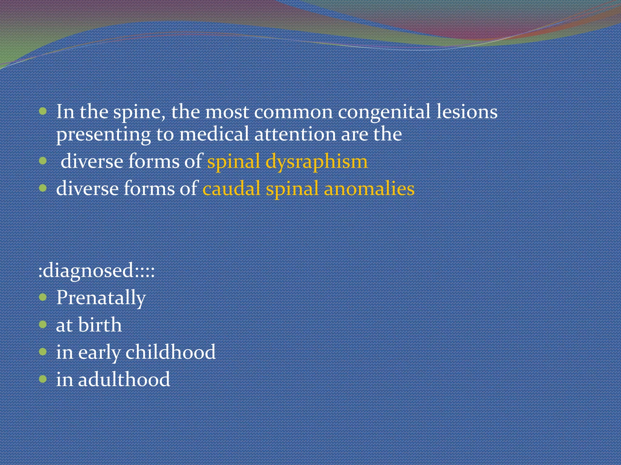 Imaging of congenital anomalies of spine and spinal cord | PPTX