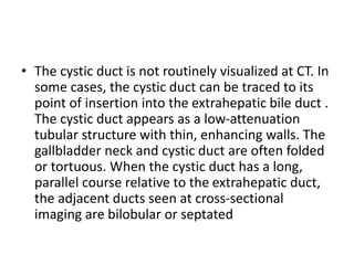 Imaging of cystic duct | PPTX