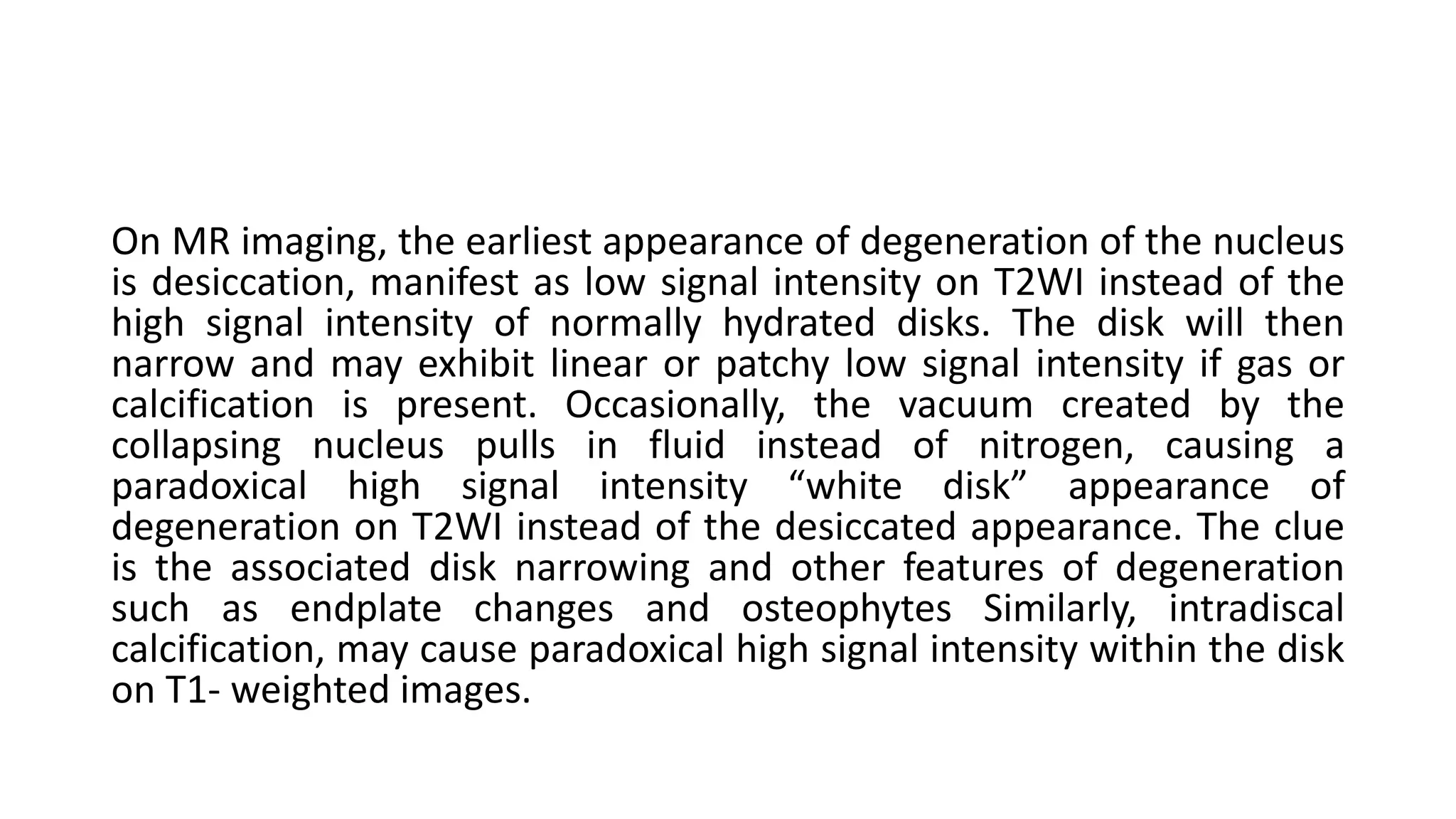 Imaging of lumbar spondylosis | PPTX
