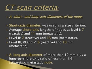 Imaging of enlarged lymph node | PPT