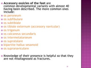 Imaging of foot in non trauma and non neoplastic diseases | PPTX