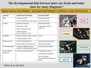 Imaging of hearing loss ESHNR 2019 cinisi | PPTX