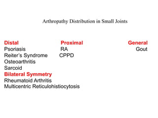 Imaging of inflammatory arthritis ppt | PPTX