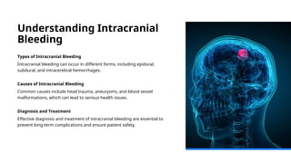 Imaging of Non Traumatic Intracranial Bleeding.pptx