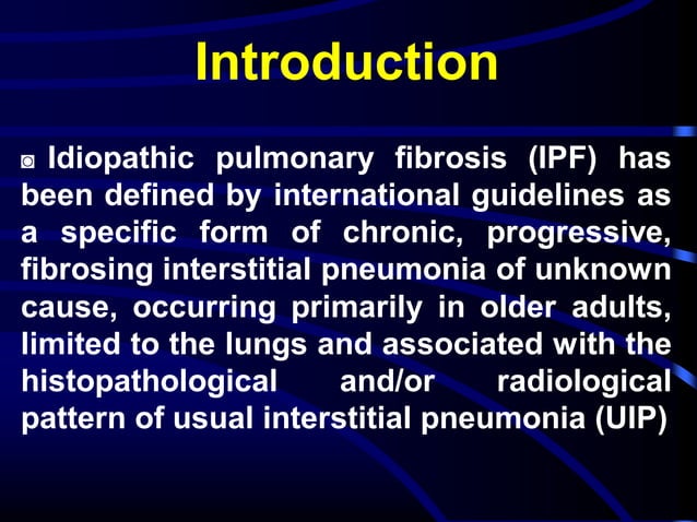 Imaging of IPF | PPT