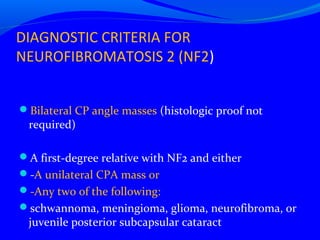 Imaging of neurocutaneous syndrome overview | PPT