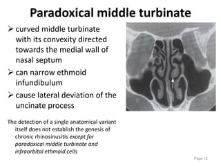 Imaging of paranasal sinuses | PPT