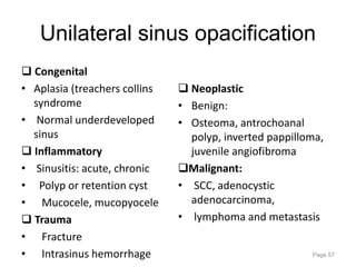 Imaging of paranasal sinuses | PPT