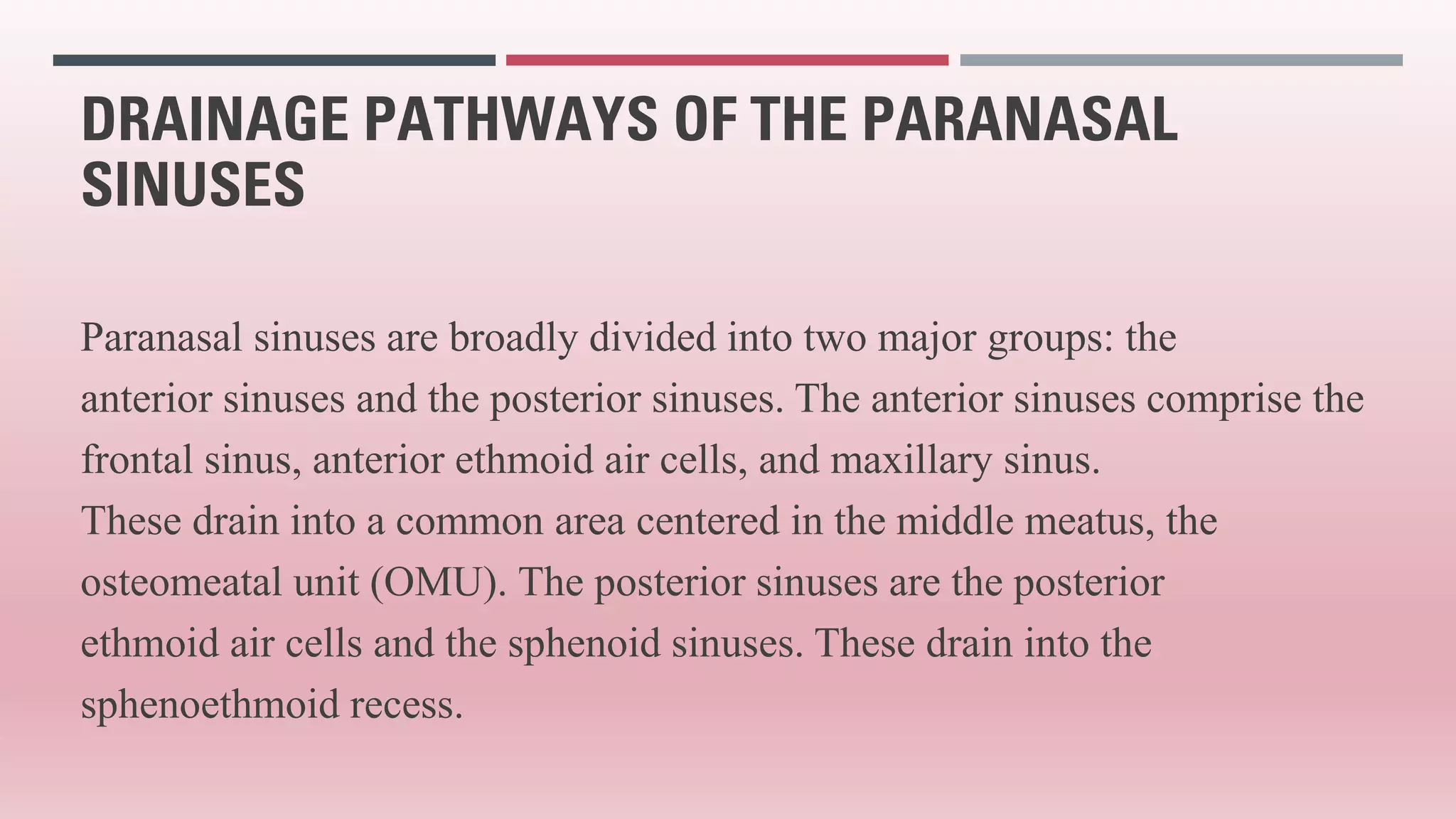 Imaging of paranasal sinuses (including anatomy and varaints)pk1 pdf ...