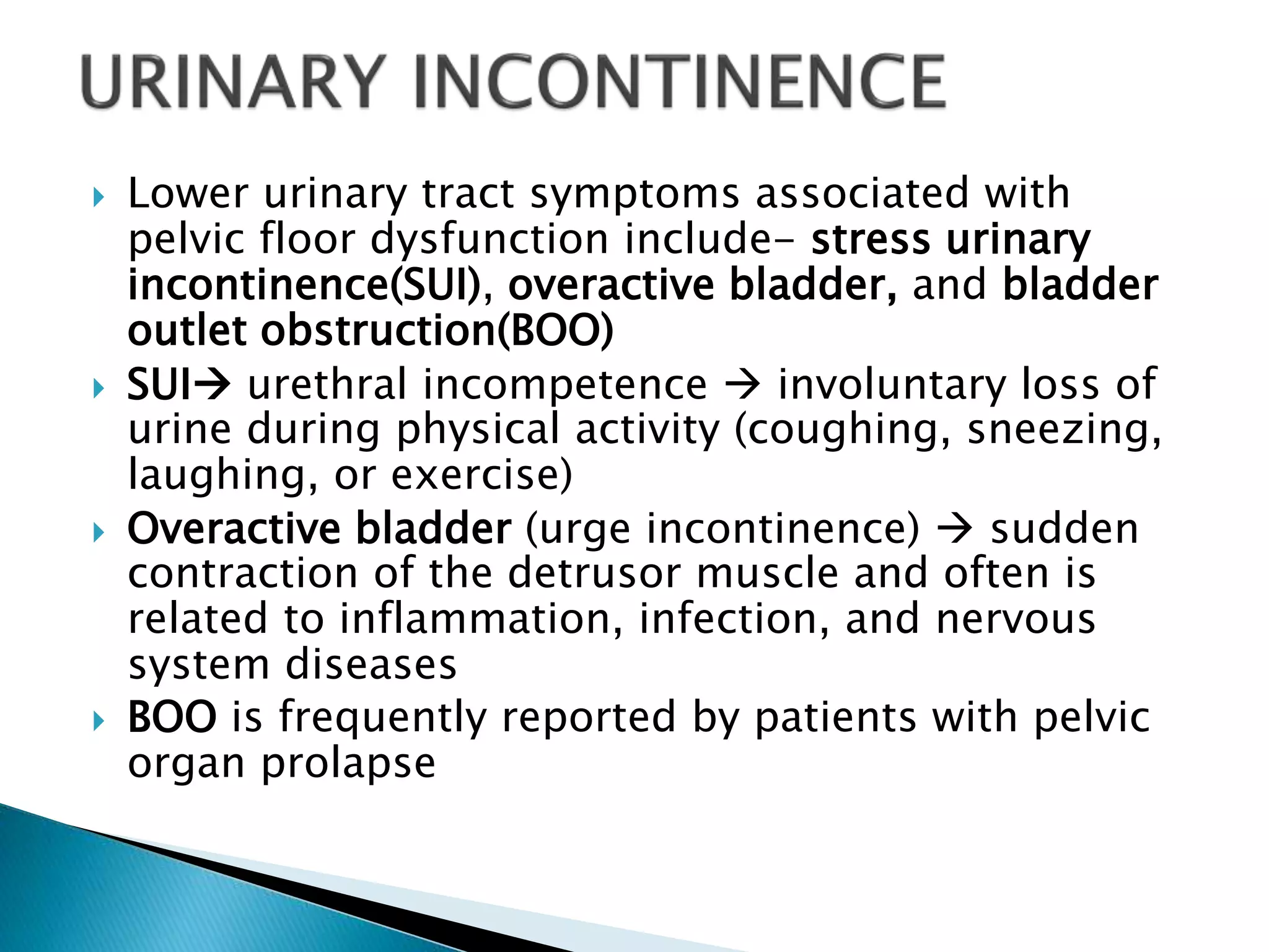 Imaging of pelvic floor weakness | PPTX