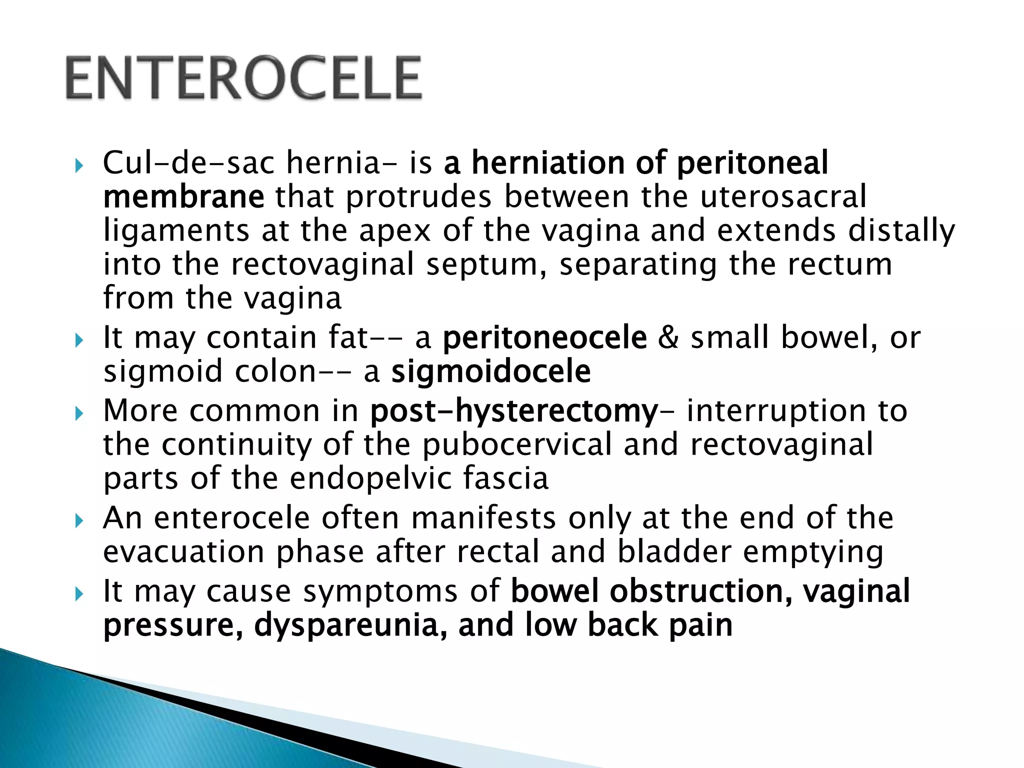 Imaging of pelvic floor weakness | PPTX