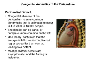 Radiological maging of various pericardial pathologies | PPTX