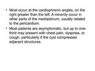 Radiological maging of various pericardial pathologies | PPTX