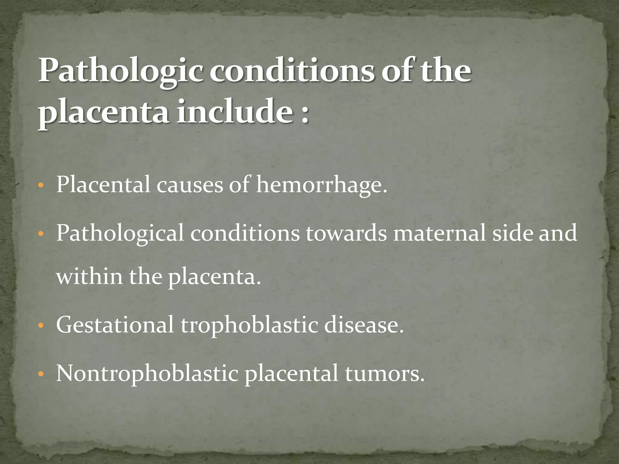Imaging of placenta | PPTX