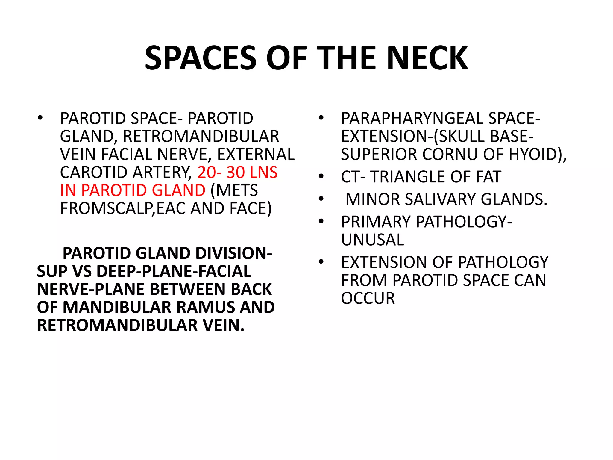 Imaging of salivary gland lesion | PPTX