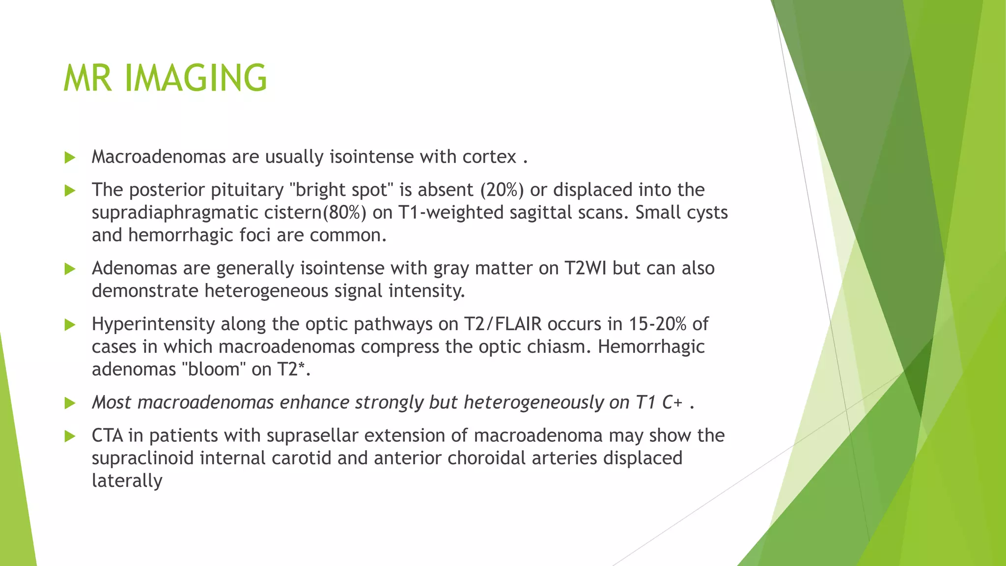 IMAGING OF SELLA AND SELLAR LESIONS MONICA.pptx | Endocrine and Metabolic Diseases | Diseases ...