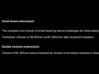 Imaging of small bowel pathologies | PPTX
