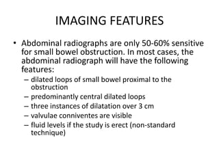Imaging of small bowel pathology | PPTX