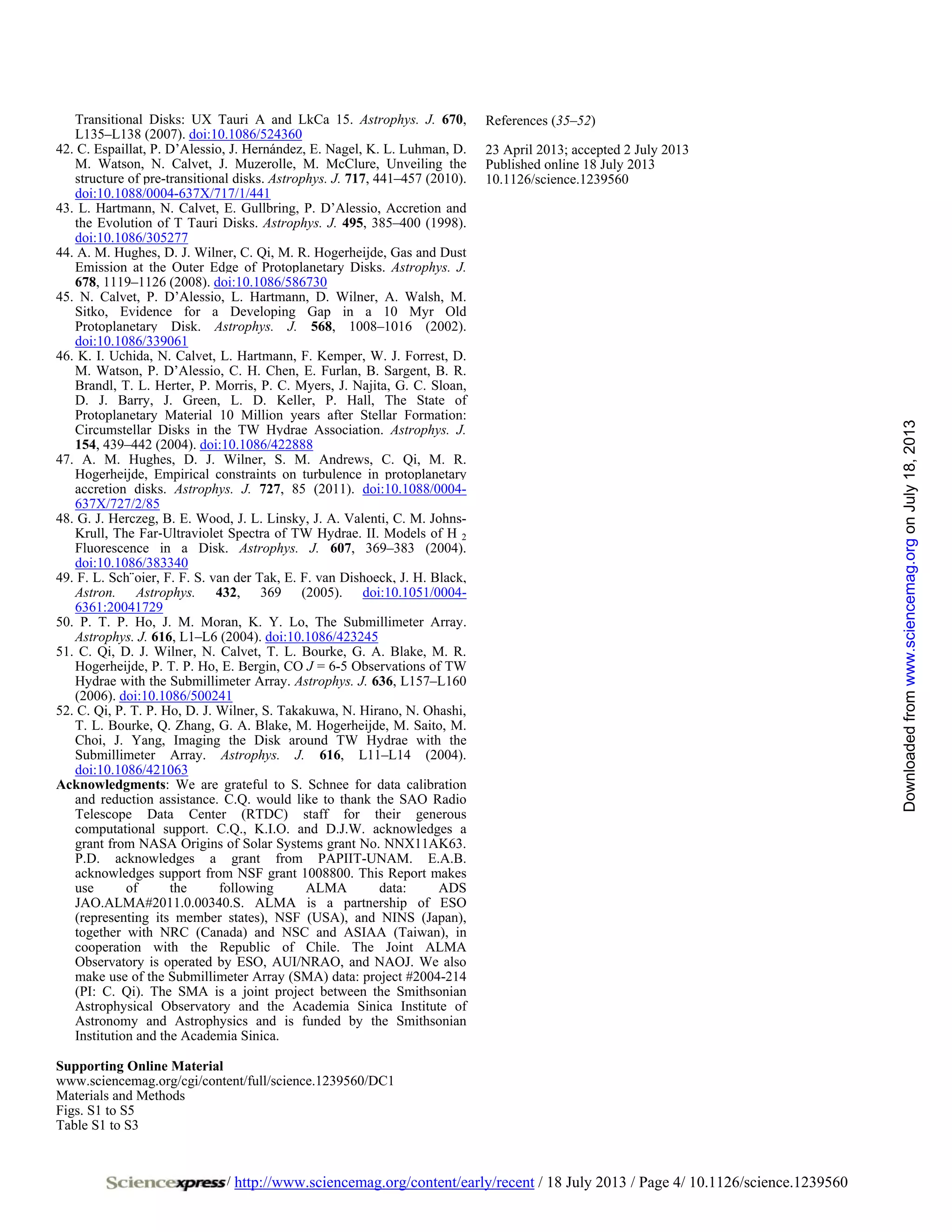 Imaging of the_co_snow_line_in_a_solar_nebula_analog | PDF